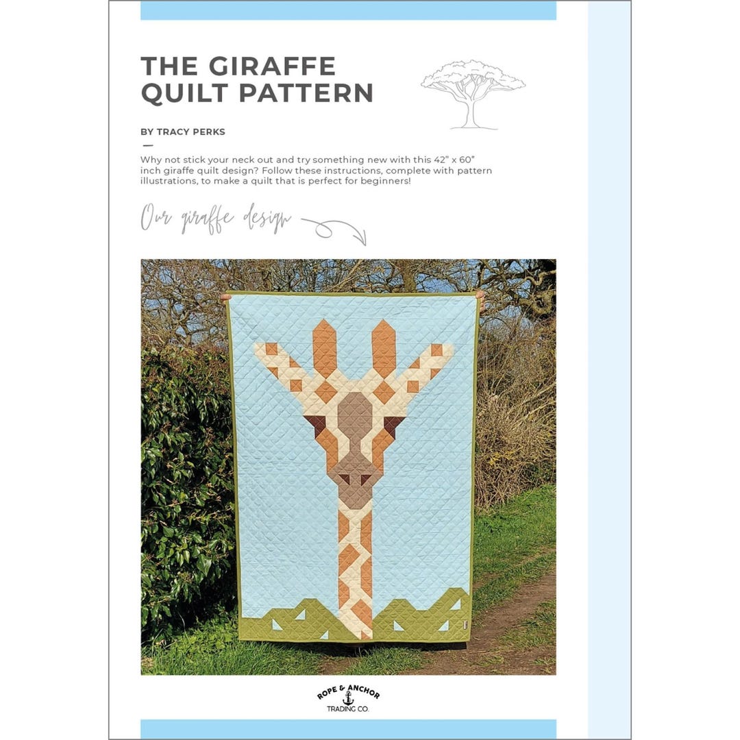 Giraffe Quilt Pattern - Etsy