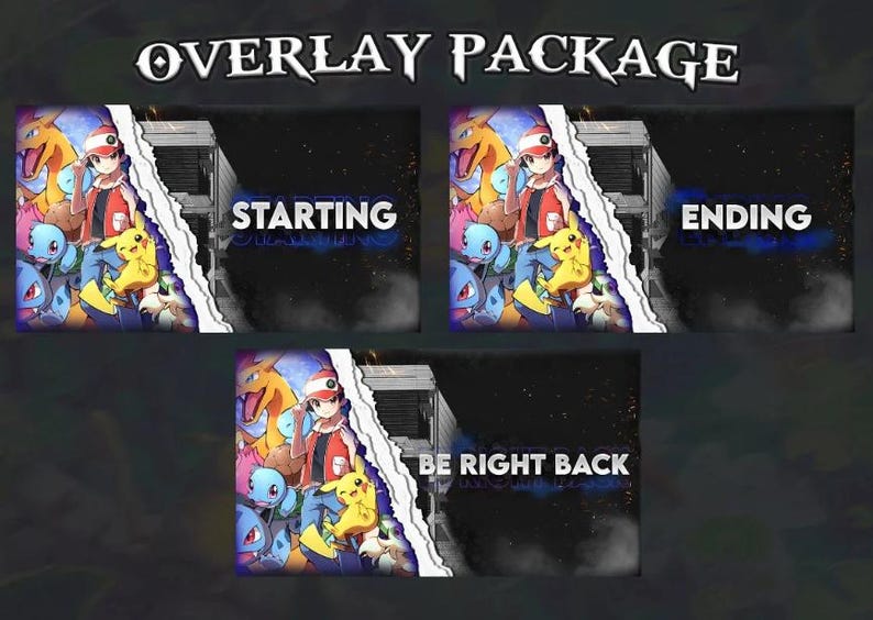 Pokedex Pokemon Overlay, Clean Pokemon Overlay Screen, Twitch Pokemon ...