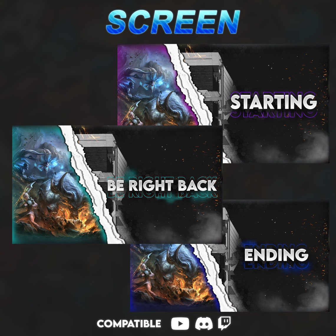 Static League of Legends Twitch Overlays - Complete Stream Package ...