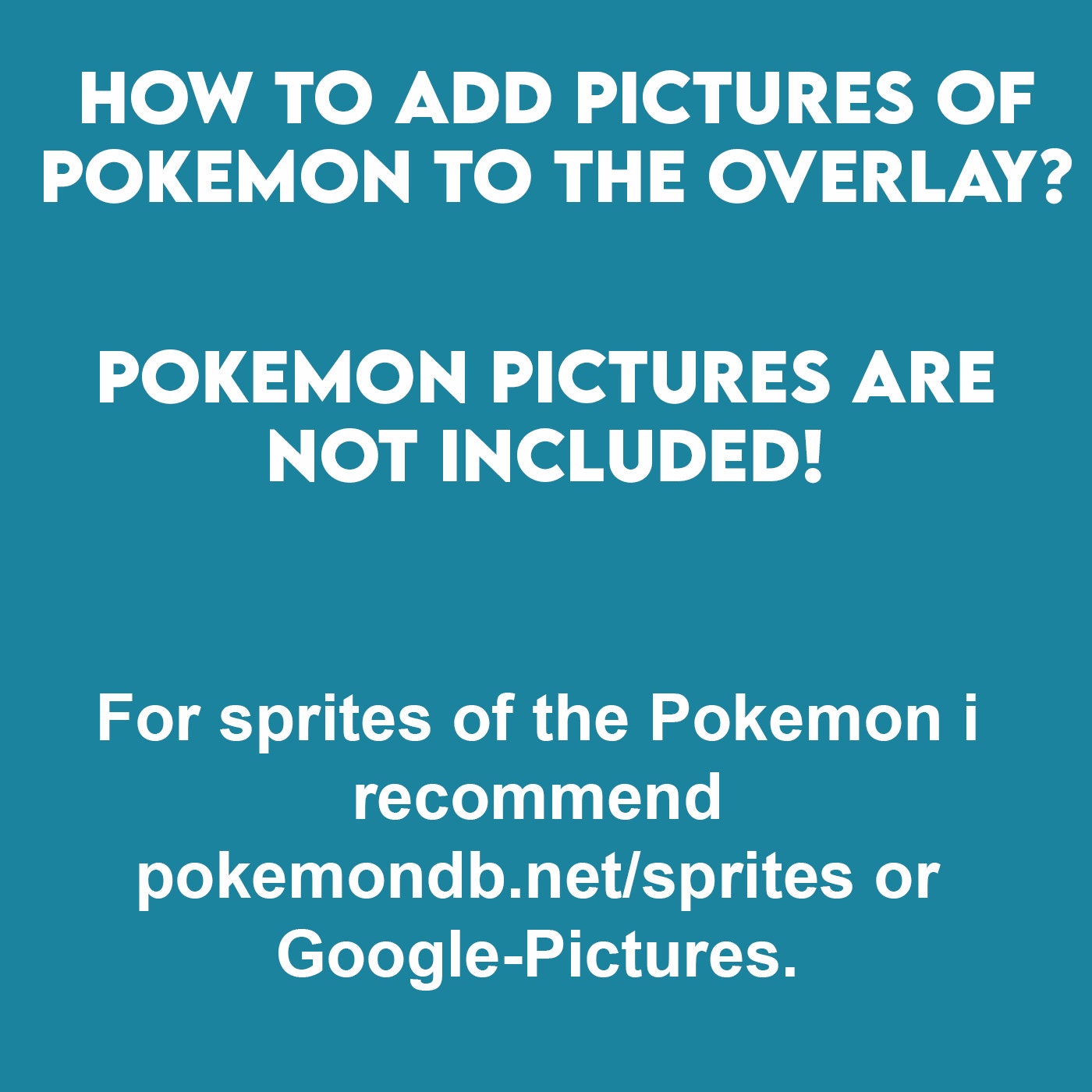 Pokemon Blue Neon Overlay, Twitch Overlay, Clean Pokemon Overlay Screen ...