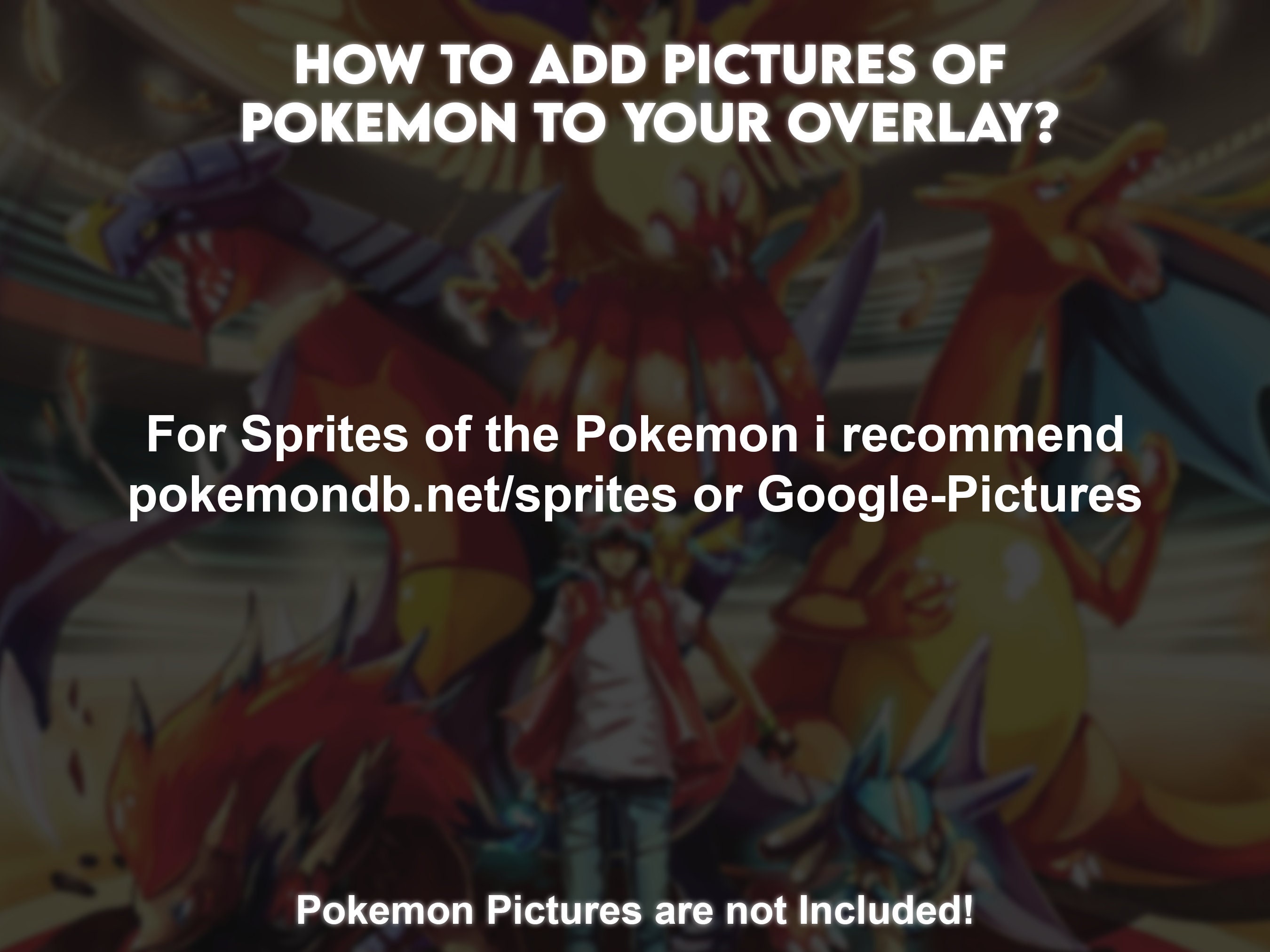 Pokemon Firered Overlay, Clean Pokemon Overlay Screen, Twitch Overlay ...