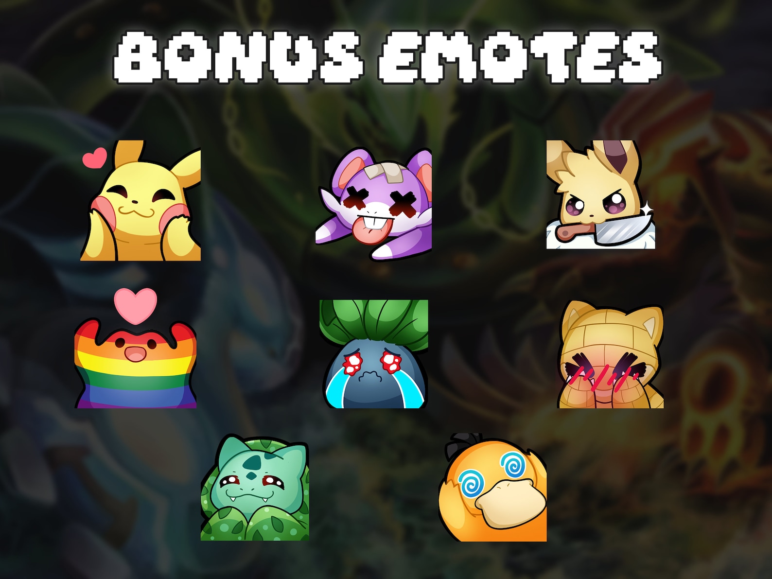 Pokemon Retro Overlay, Clean Pokemon Overlay Screen, Twitch Overlay ...