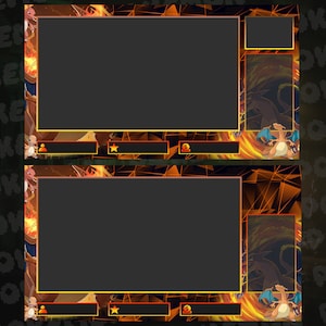 Pokemon Firered Overlay, Clean Pokemon Overlay Screen, Twitch Overlay ...
