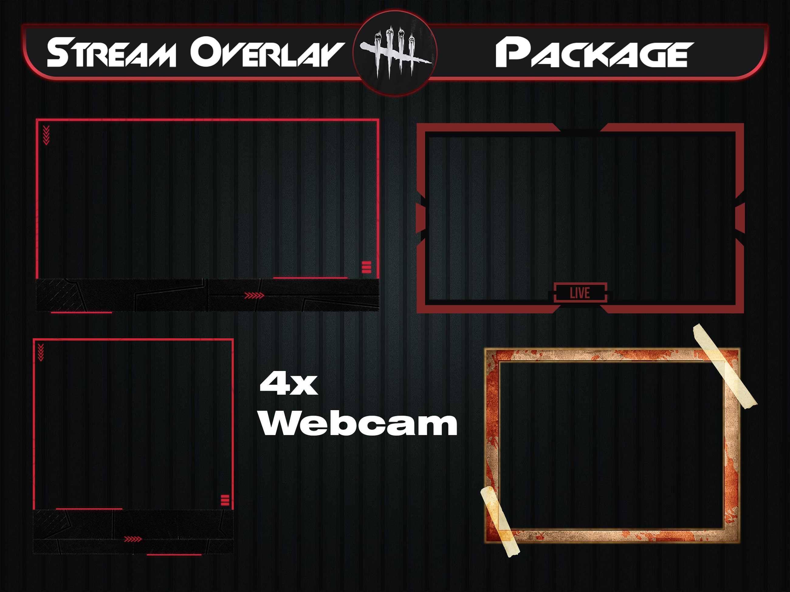 Twitch Deadbydaylight Overlay, Twitch Overlays, Twitch Emotes, Twitch ...