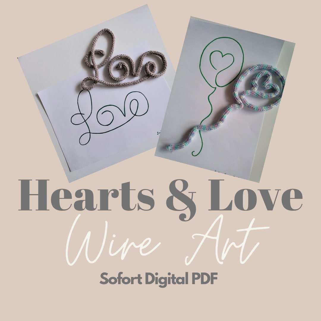Wire Art Wire Motifs Printable Templates Pattern Print Knitting Wire ...