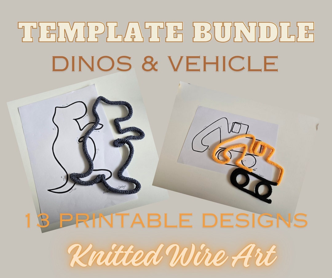 Wire Art Wire Motifs Printable Templates Pattern Print Knitting Wire ...