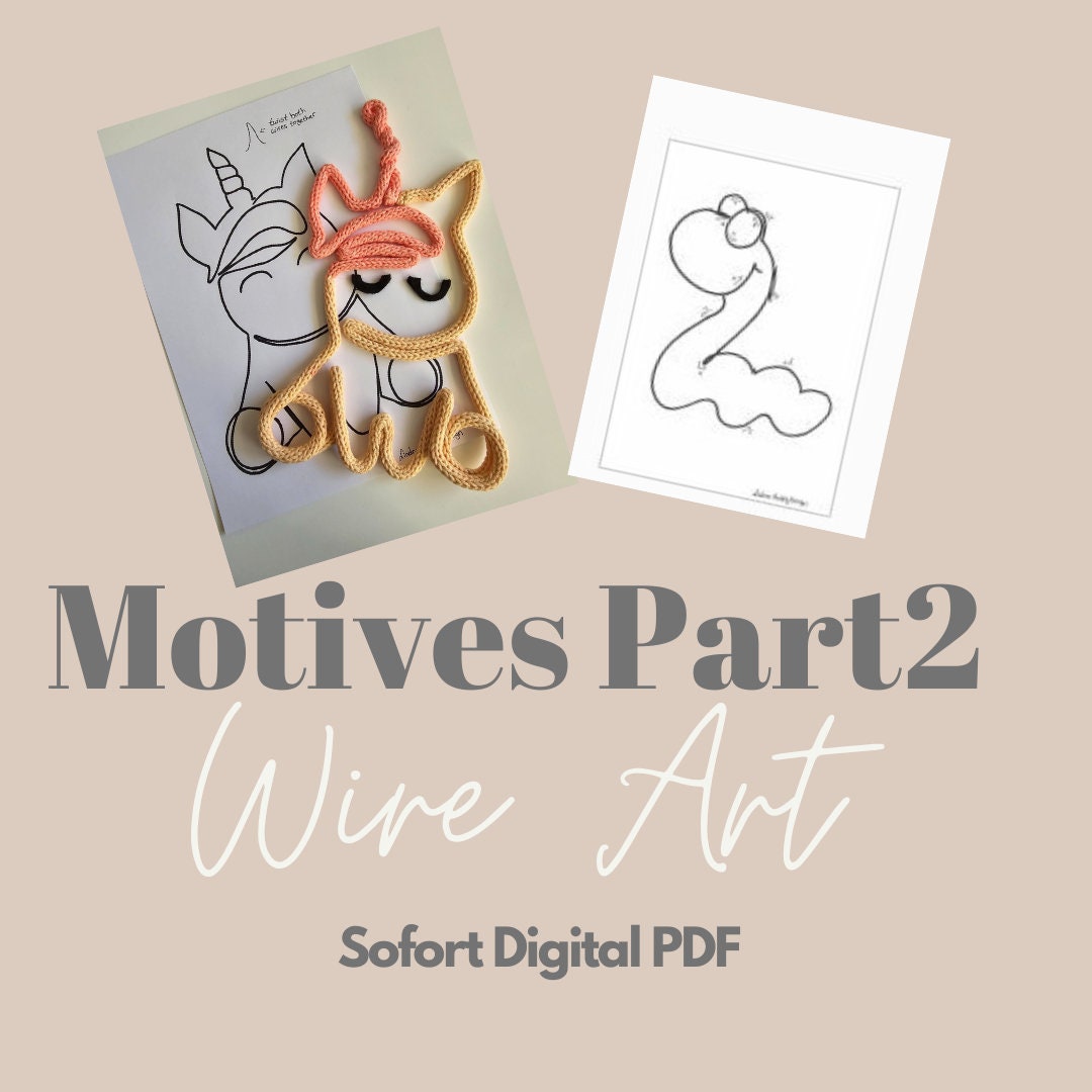 Wire Art Wire Motifs Printable Templates Pattern Print Knitting Wire ...