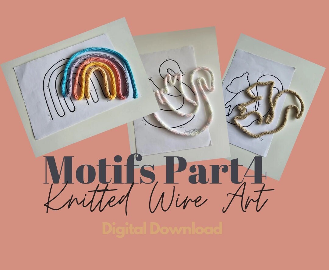 Wire Art Wire Motifs Printable Templates Pattern Print Knitting Wire ...