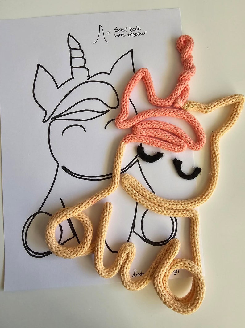 40 Wire Art Wire Motifs Printable Templates Pattern Print Knitting Wire ...