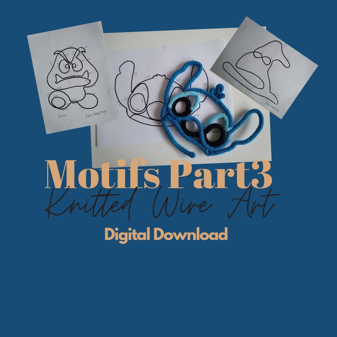 Wire Art Wire Motifs Printable Templates Pattern Print Knitting Wire ...