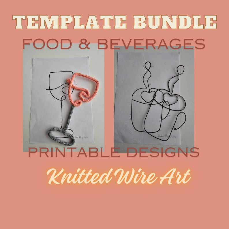 Wire Art Wire Motifs Printable Templates Pattern Print Knitting Wire ...