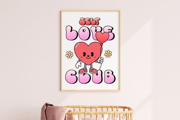 Retro Heart Font for Valentines Day - Etsy