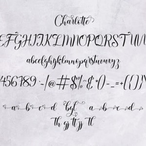 Charlotte Font - Etsy