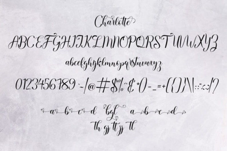 Charlotte Font - Etsy