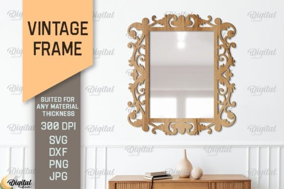 Vintage Frames SVG Laser Cut Bundle - Etsy