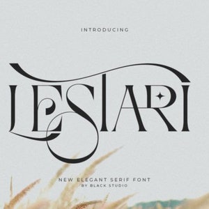 Lestari Font - Etsy