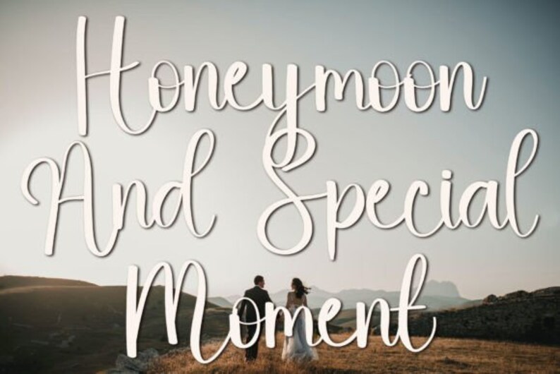 Wedding Font - Etsy