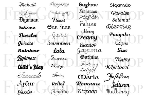 50 Script SVG Fonts Bundle - Etsy