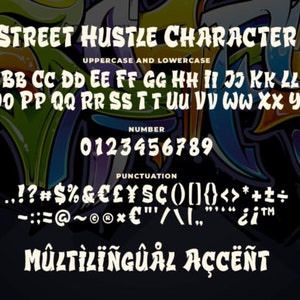 Street Hustle Font - Etsy