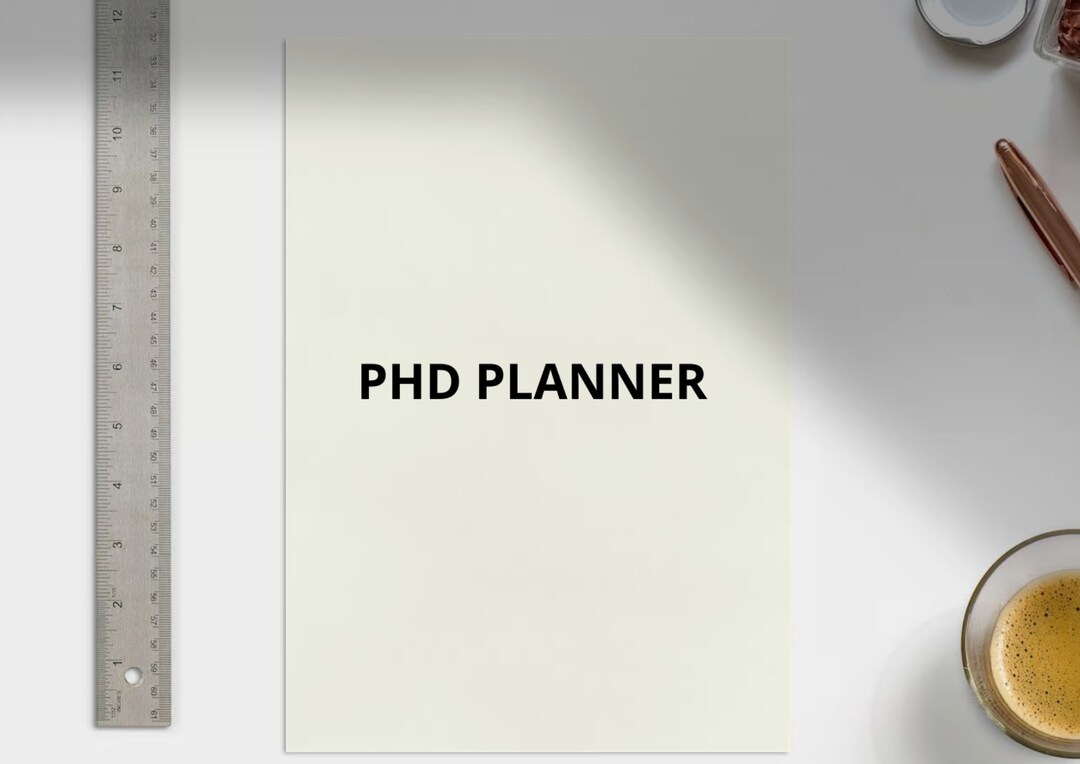 Phd Student A4 Printable Planner monthly and Weekly - Etsy