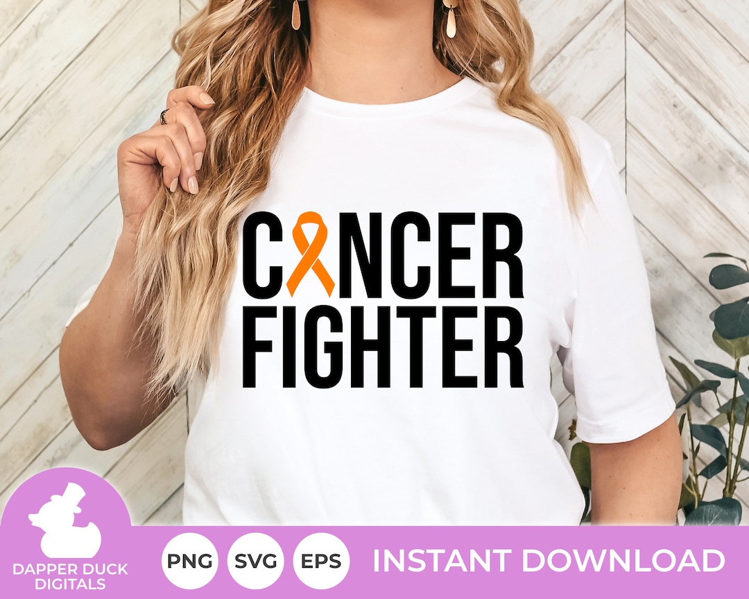 Cancer Fighter Cut Files, SVG Files, PNG Files, Cancer Support Designs ...