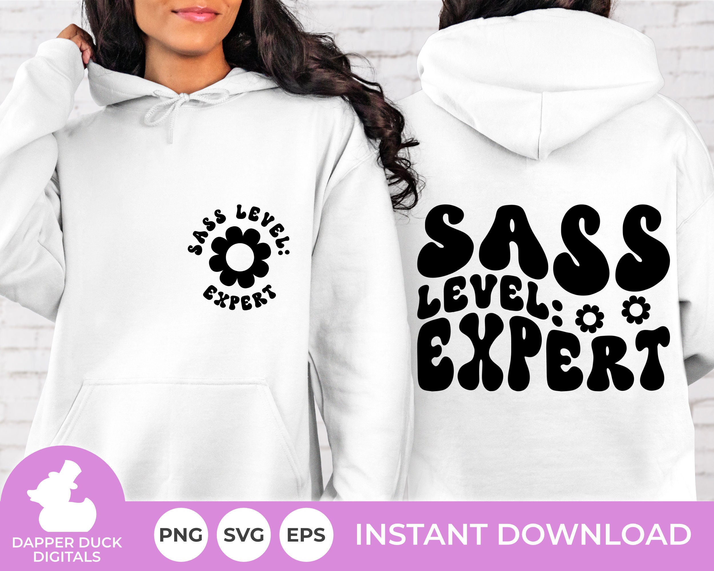 Sass Level: Expert SVG File, PNG File, Groovy Cricut Files, Silhouette ...