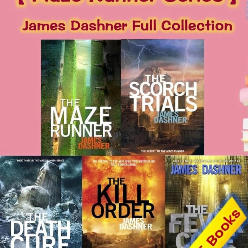 Maze Runner Full Series Books - Etsy New Zealand