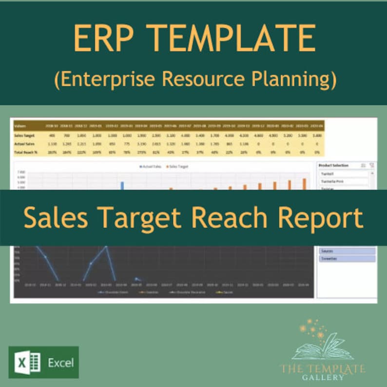 ERP System Template for Business 【excel】 - Etsy