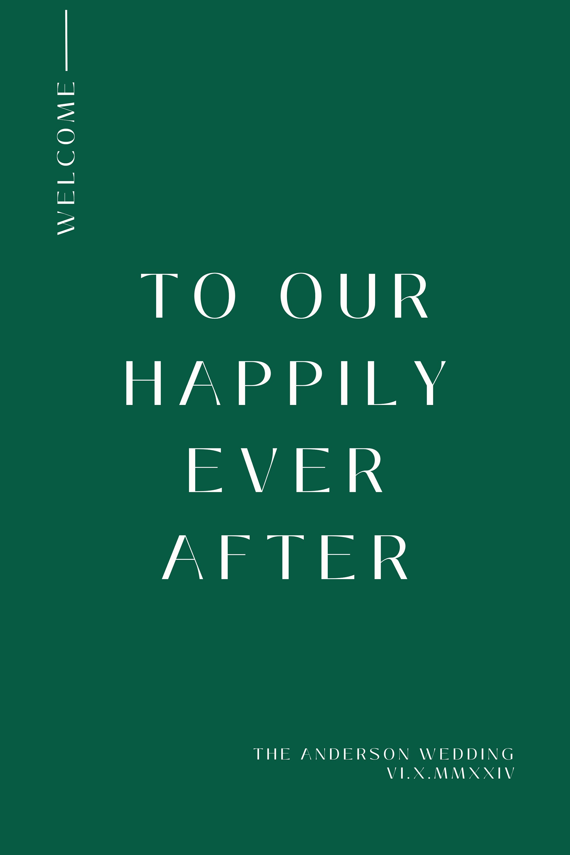 Modern Welcome Sign, Welcome Signage Template, Custom Wedding Sign - Etsy