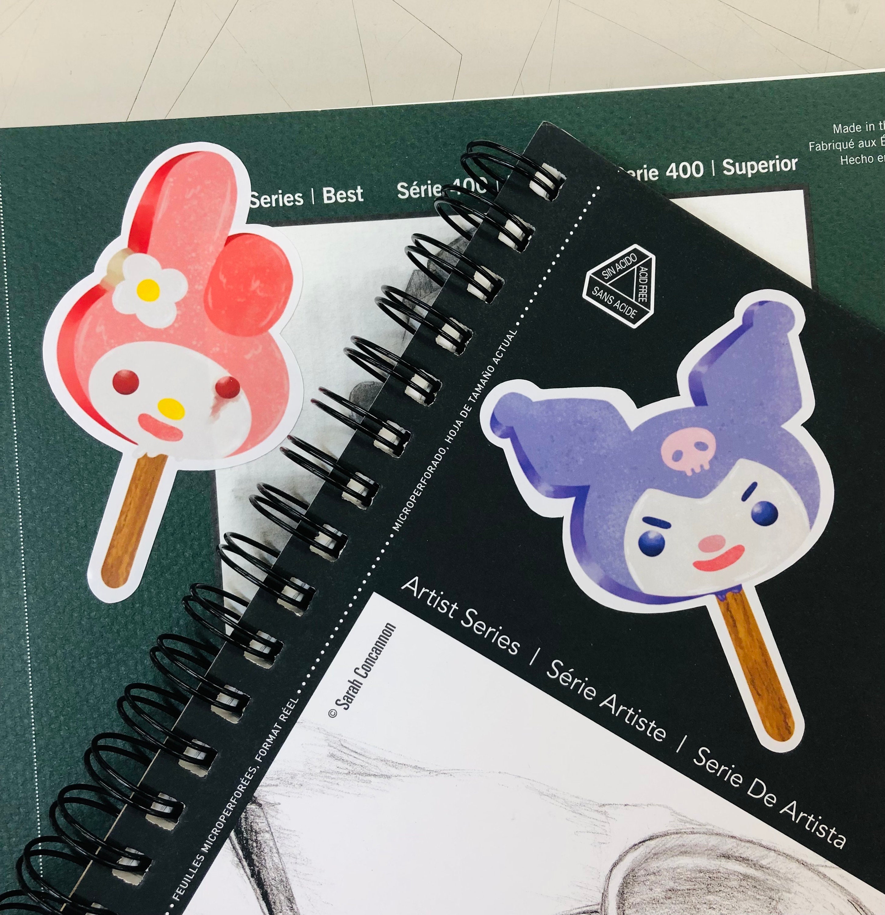 My Melody Kuromi Best Friend Character Popsicle Stickers - Etsy