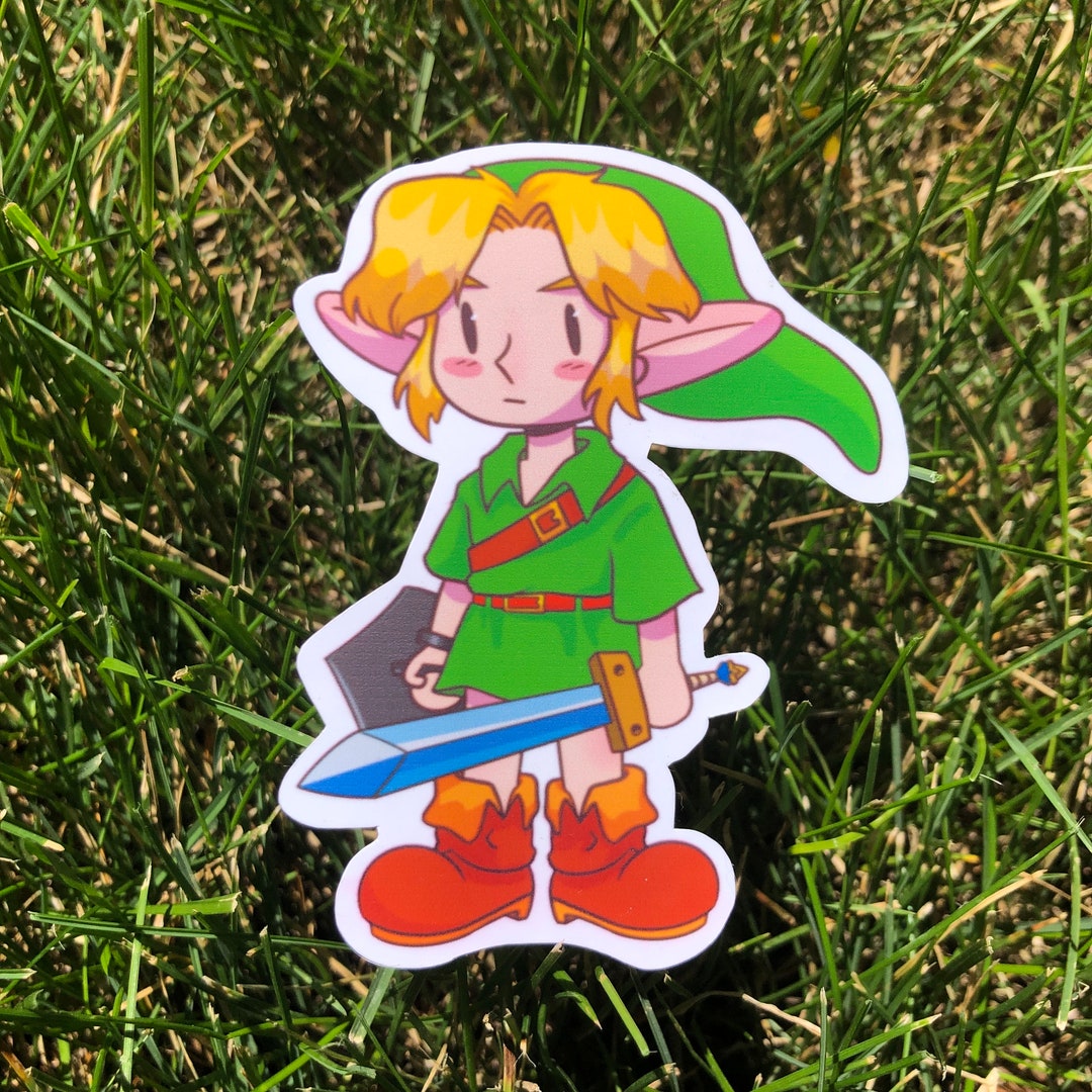 Legend of Zelda Link Sticker | Holographic Sticker | Laptop Water ...