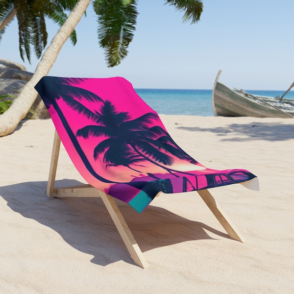 Miami Beach Towel - Etsy