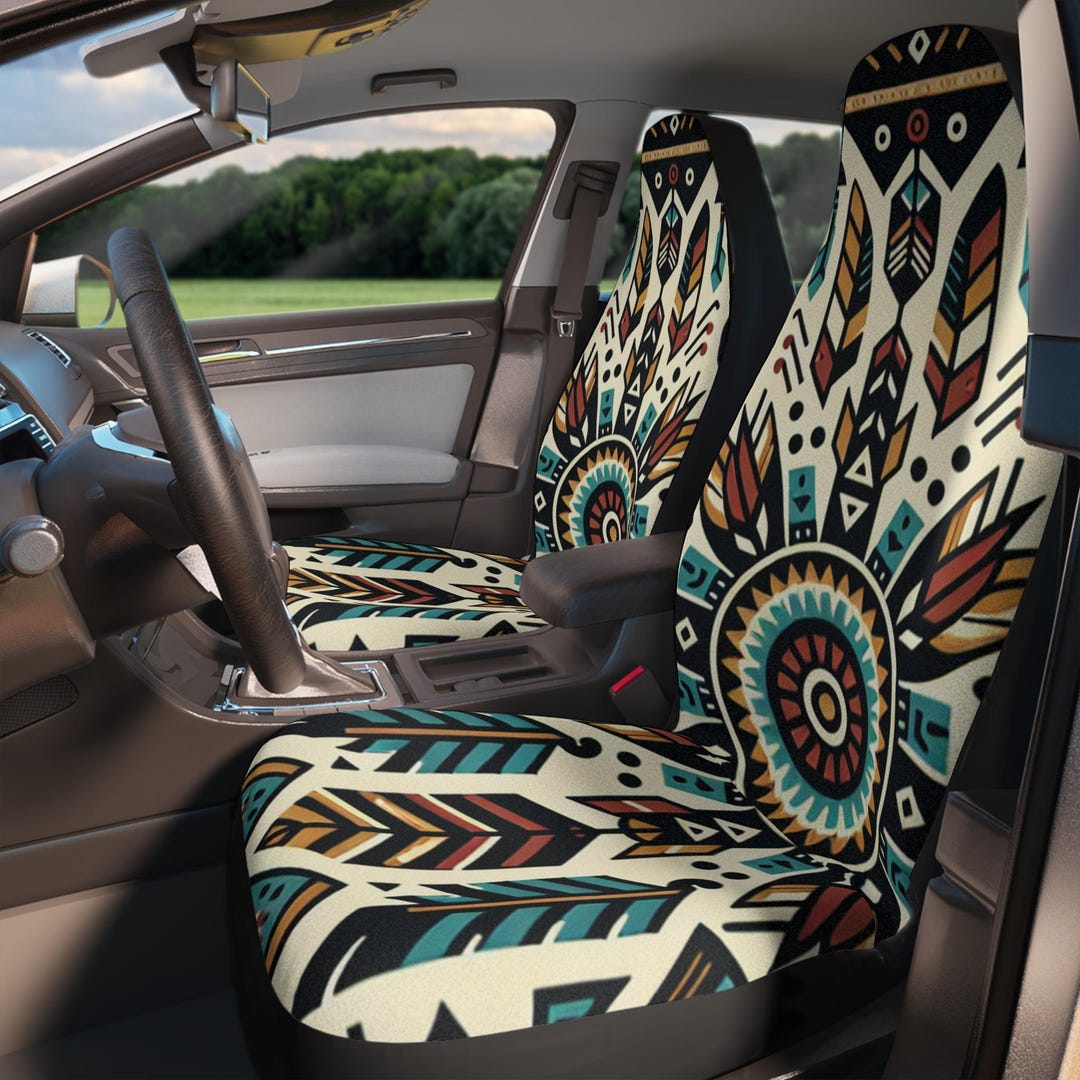 Aztec Inspired Native American Car Seat Cover,boho Car Accessories ...