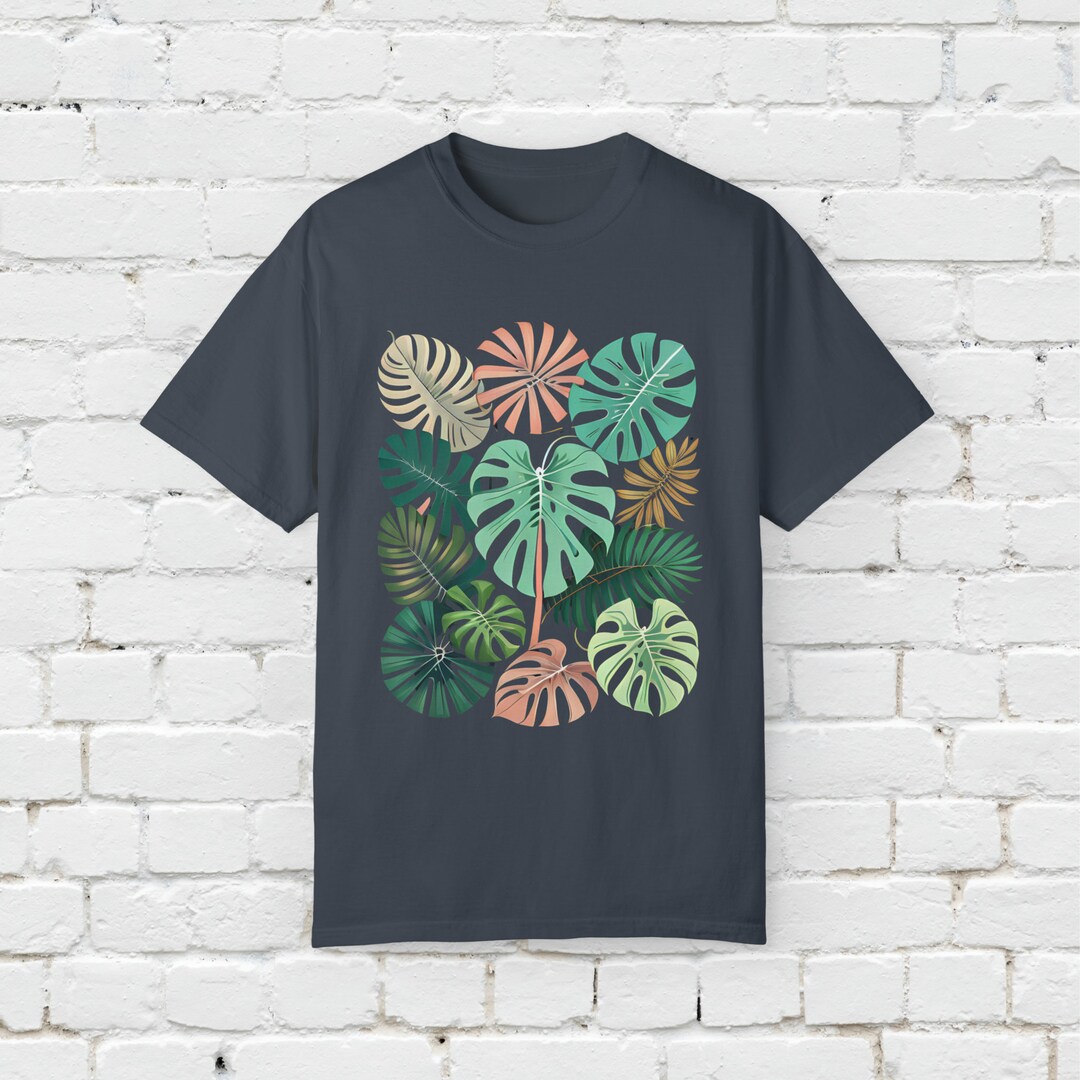 Monstera Shirt,variegated Monstera,monstera Plant,monstera Deliciosa ...