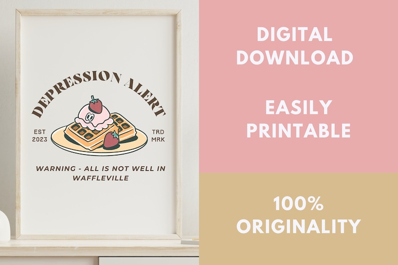 Depression Awareness Poster Mental Health Gift Depression - Etsy