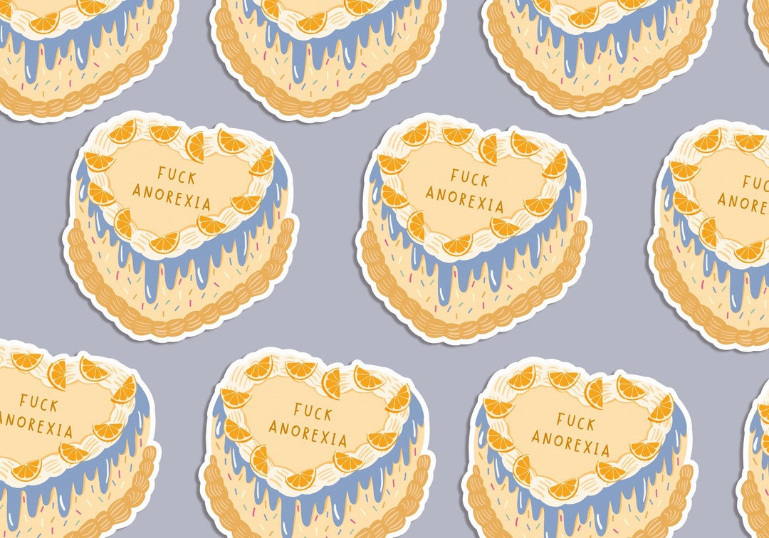 Anorexia Awareness Sticker ED Recovery Gift Eating Disorder Recovery ...