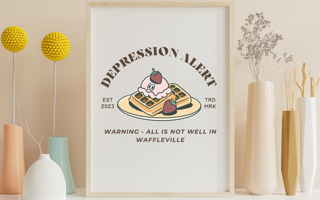 Depression Awareness Poster Mental Health Gift Depression - Etsy