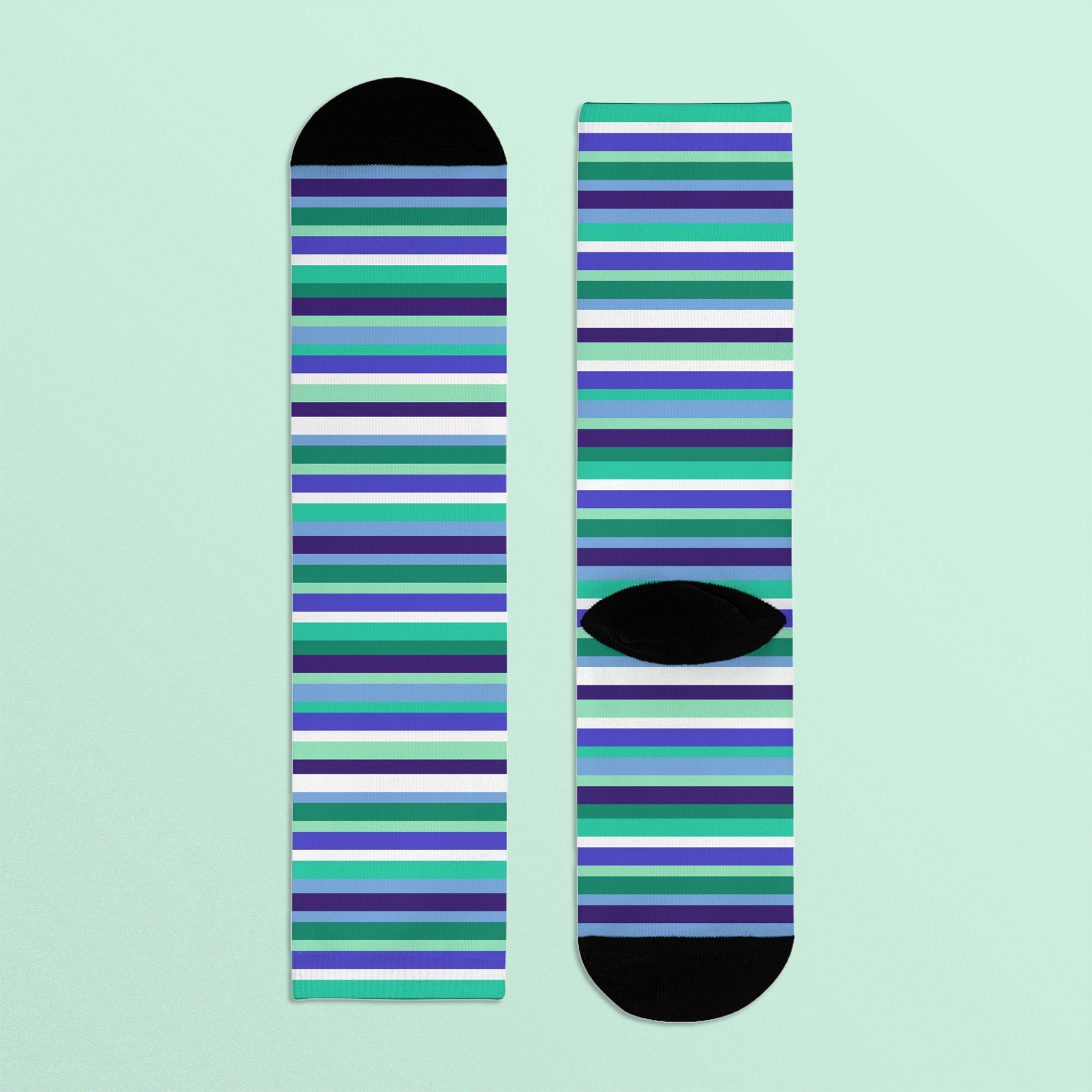 MLM Gay Pride Socks Gay Pride Flag Stripes Sublimation Socks - Etsy