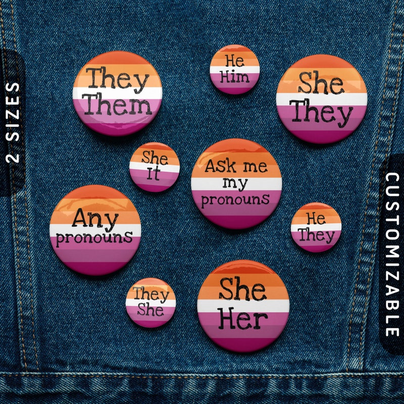 Lesbian Pin Etsy 8635
