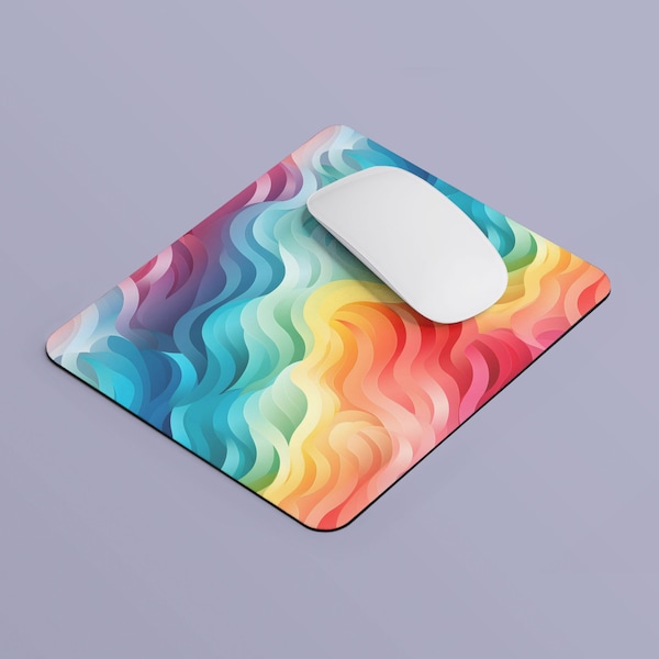 Rainbow Mousepad - Etsy