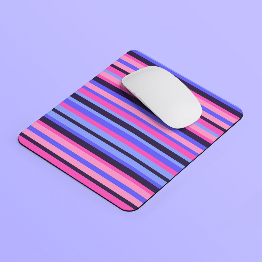 Omnisexual Pride Flag Stripes Mouse Pad | Rectangle Mouse Pad ...