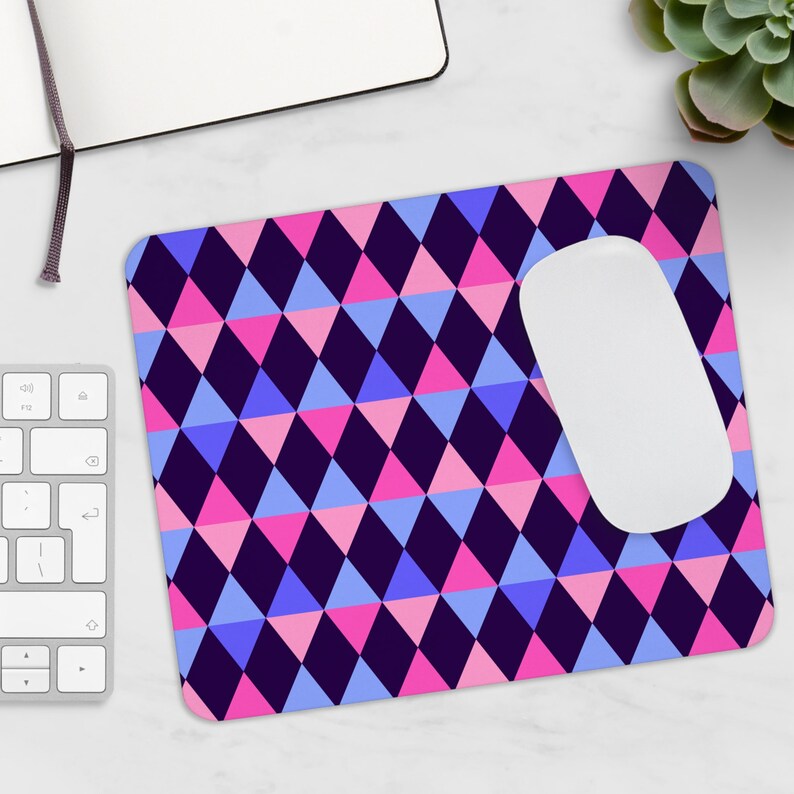 Subtle Omnisexual Pride Flag Mouse Pad Omnisexual Triangles Rectangle ...