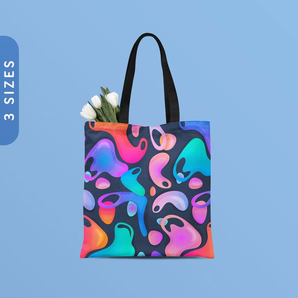 Colorful Tote Bag - Etsy