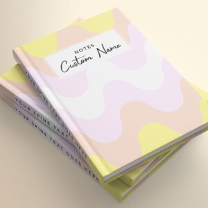 Personalized Subtle Pangender Journal | Pangender Pride Flag Waves | Bi ...