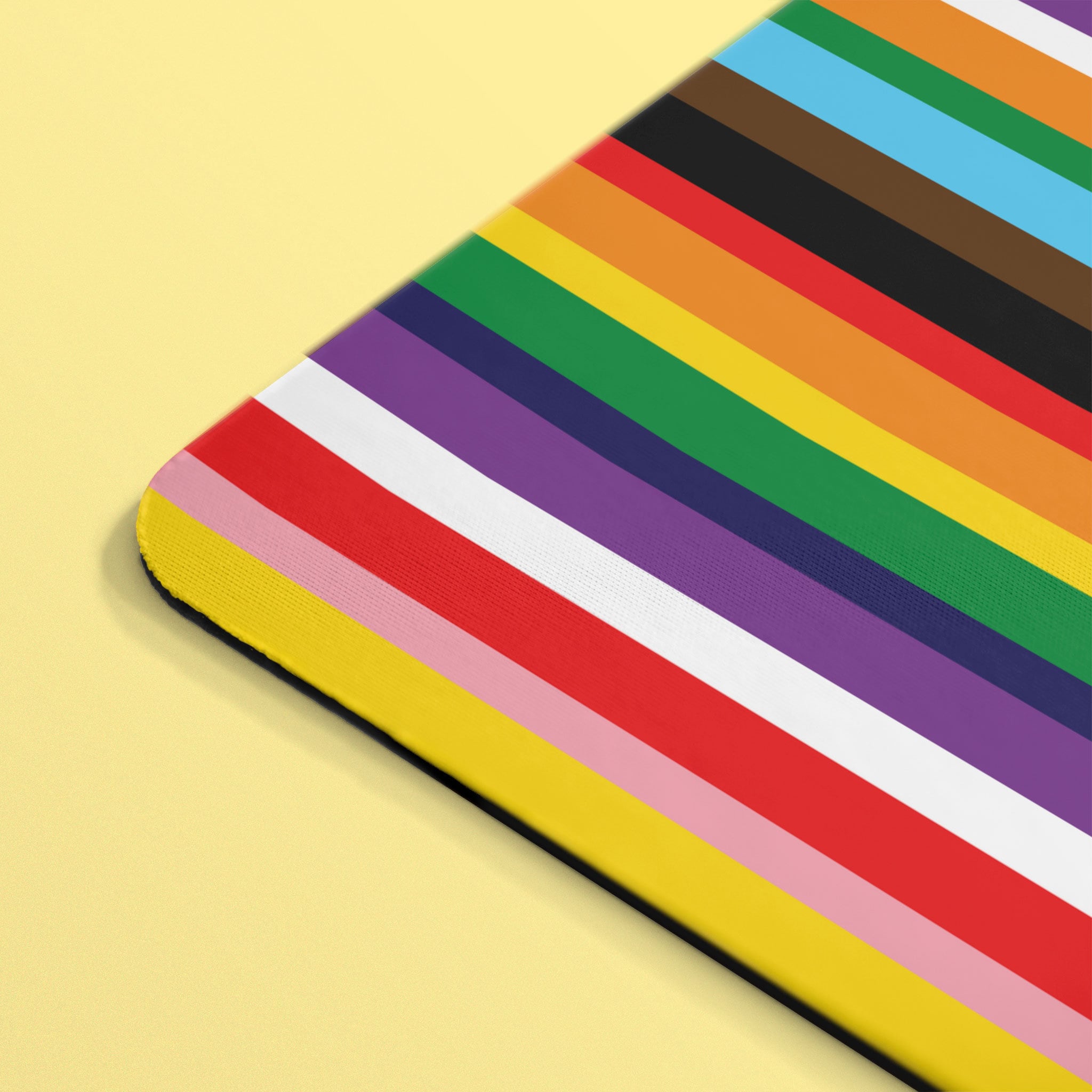 Progress Pride Flag Stripes Mouse Pad Rectangle Mouse Pad Subtle ...