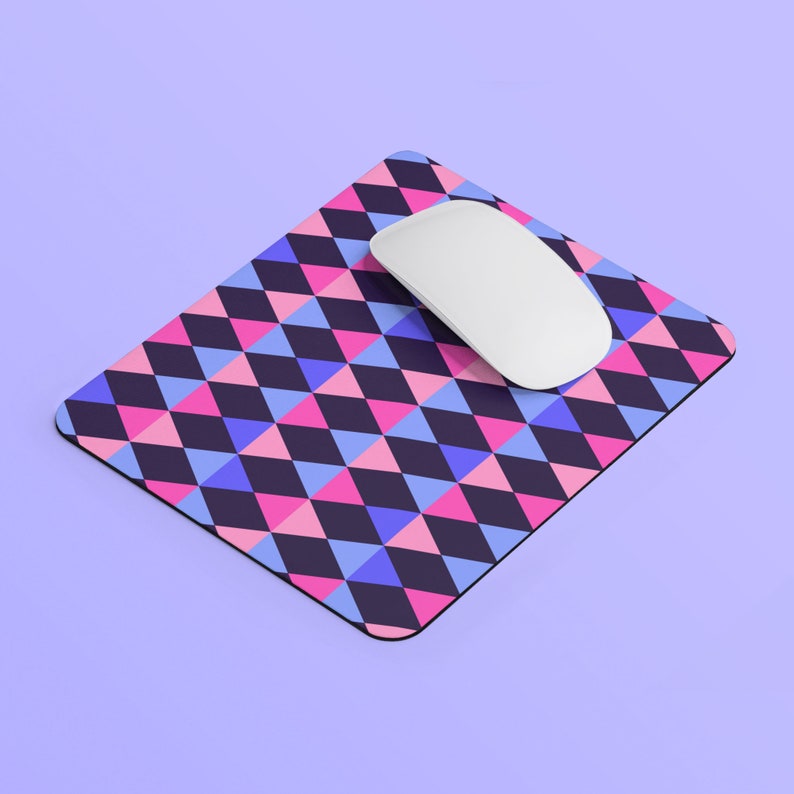 Subtle Omnisexual Pride Flag Mouse Pad Omnisexual Triangles Rectangle Mouse Pad Omni Pride Color ...