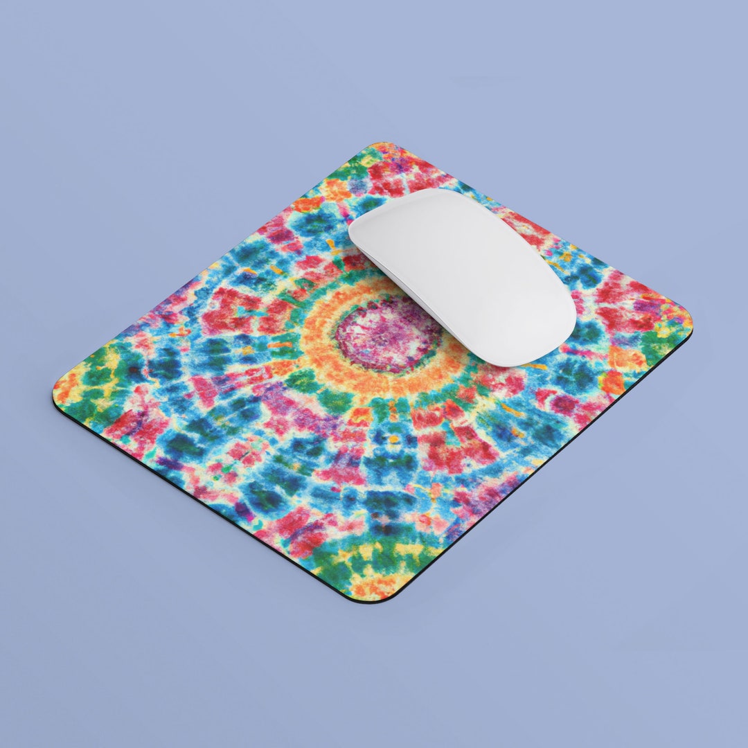 Rainbow Tie-dye Mouse Pad Rectangle Mouse Pad LGBTQ Pride Mouse Pad ...