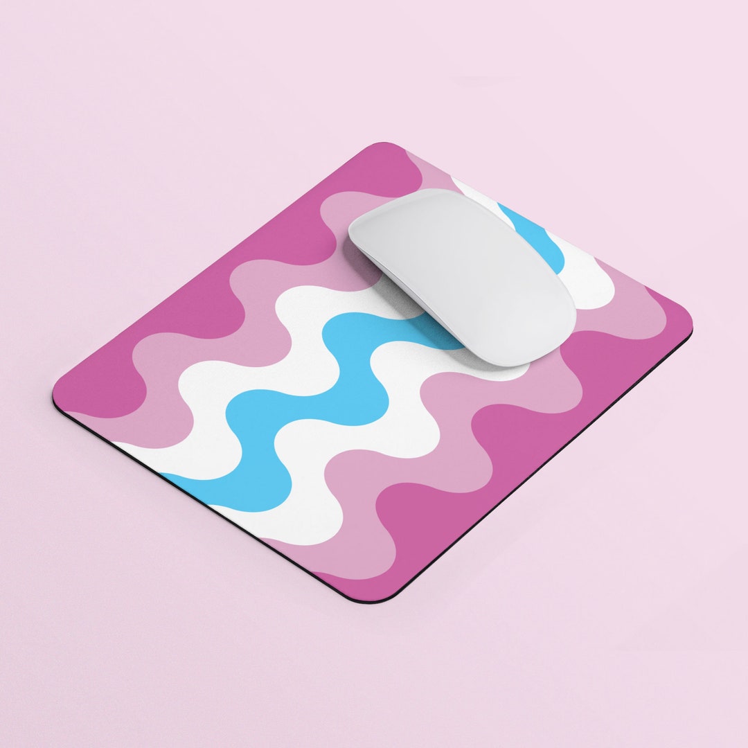 Femboy Waves Mouse Pad | Rectangle Mouse Pad | Subtle Femboy Pride Flag ...
