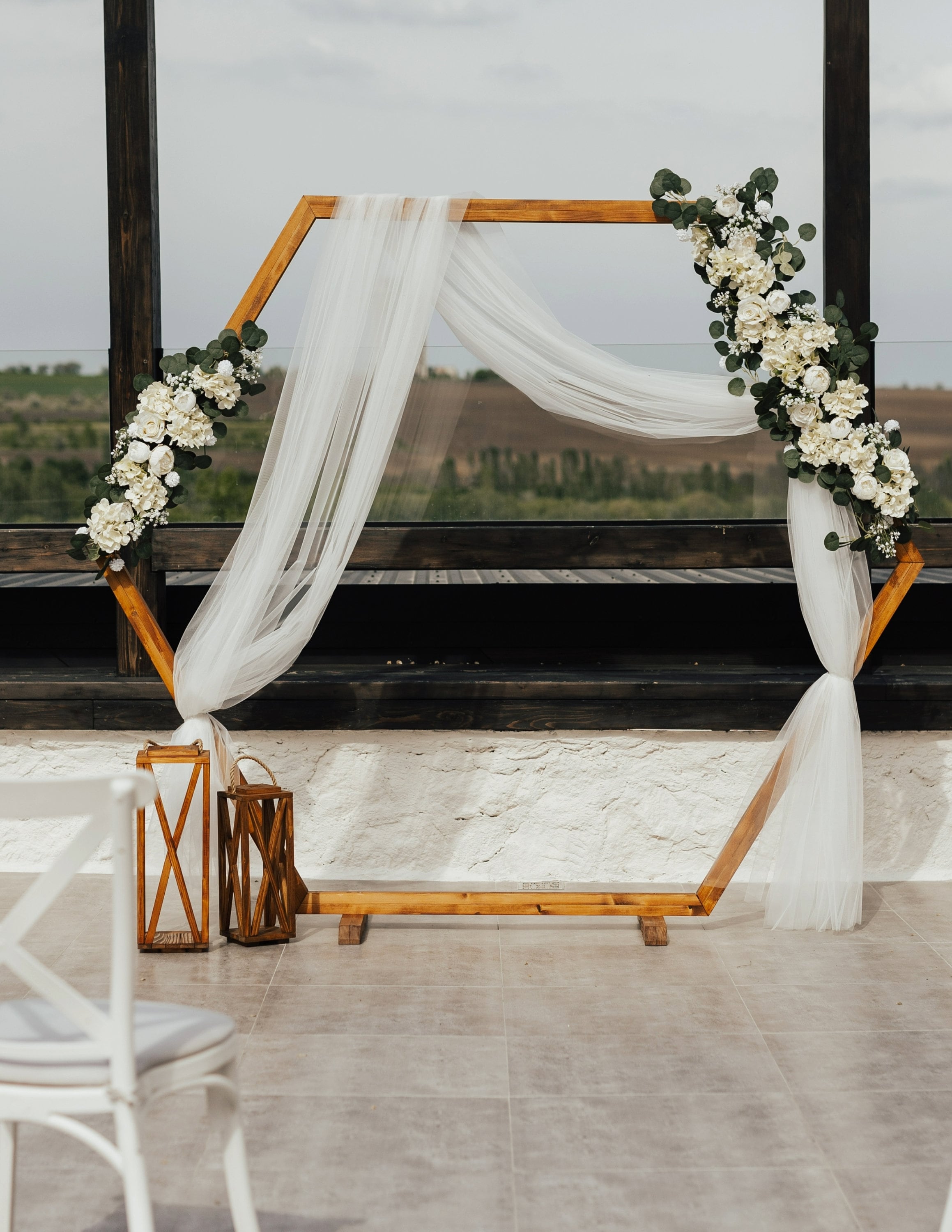 Heptagon wedding arch 60 photos - Astyledwedding.com
