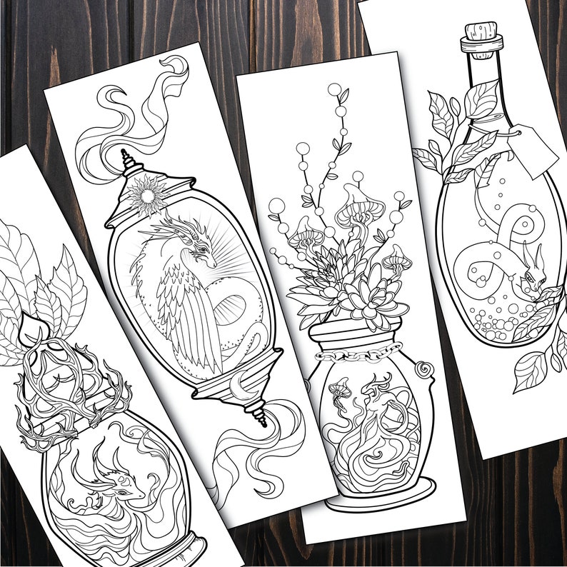 Mystical Magical Creatures in Jars Spells and Elixirs Magical Sorcerers ...